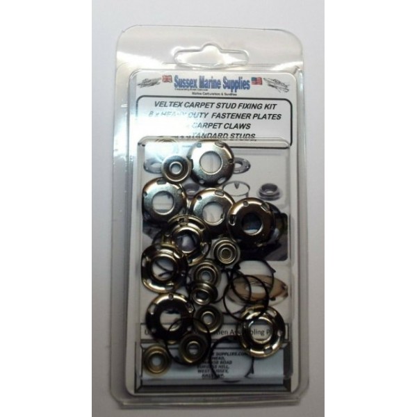 Carpet fixing fasteners with stud 8pk