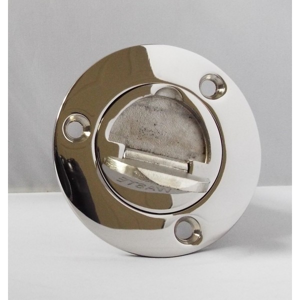 WASTE TAB screw cap 38mm / 1.5inch 316 AISI SS Deck filler